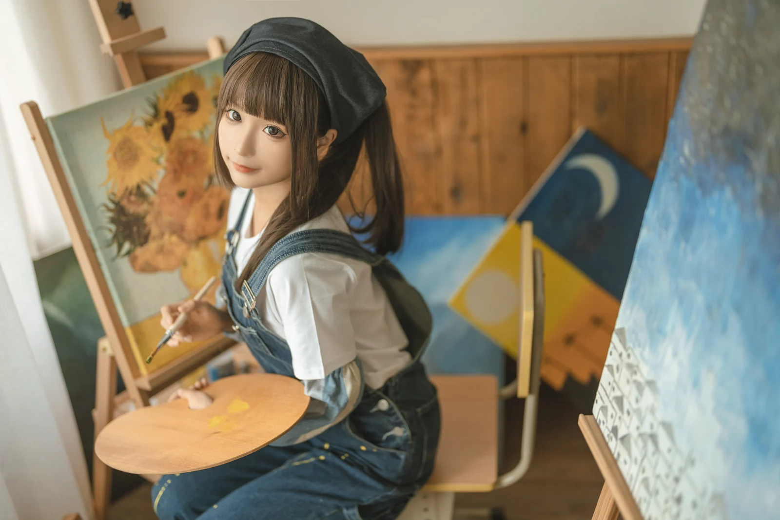 蠢沫沫 - NO.202 小画家 [110P-1.08GB] | chunmomo